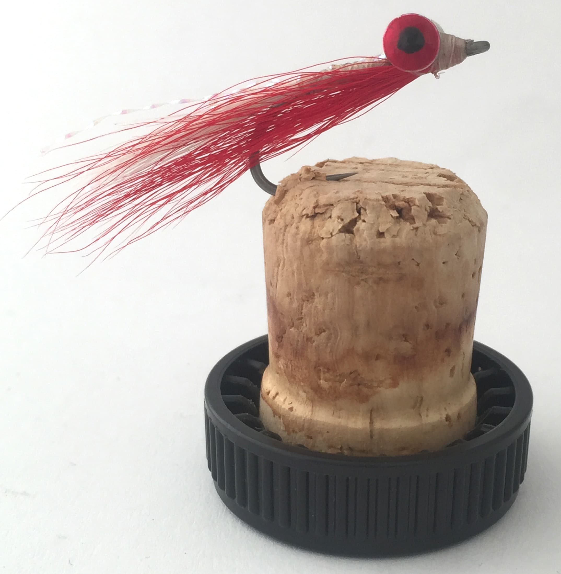 Fly Fishing Saltwater Clouser Minnow Red pack of 6 sizes 4-8# 150C ...